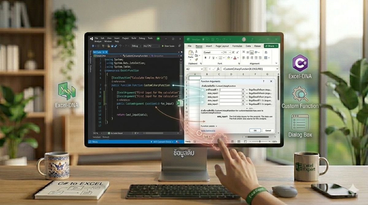เขียนฟังก์ชัน Excel ขึ้นมาใช้เอง - Excel Tips and Tricks